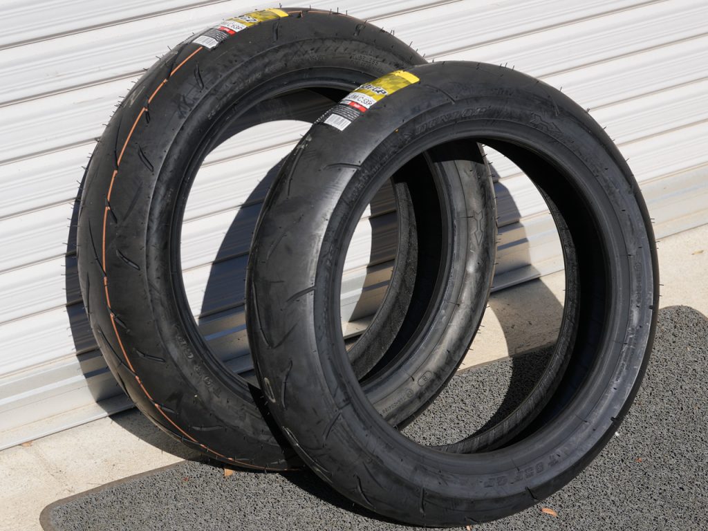 マジェスティS ダンロップ TT93GP 前後タイヤ交換 - FUTUREWING.net